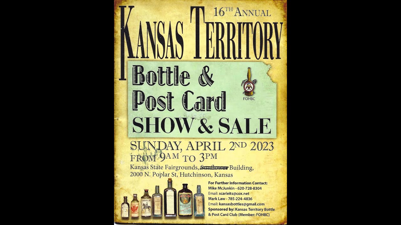 16th Annual Kansas Territory Bottle & Post Card Show - YouTube