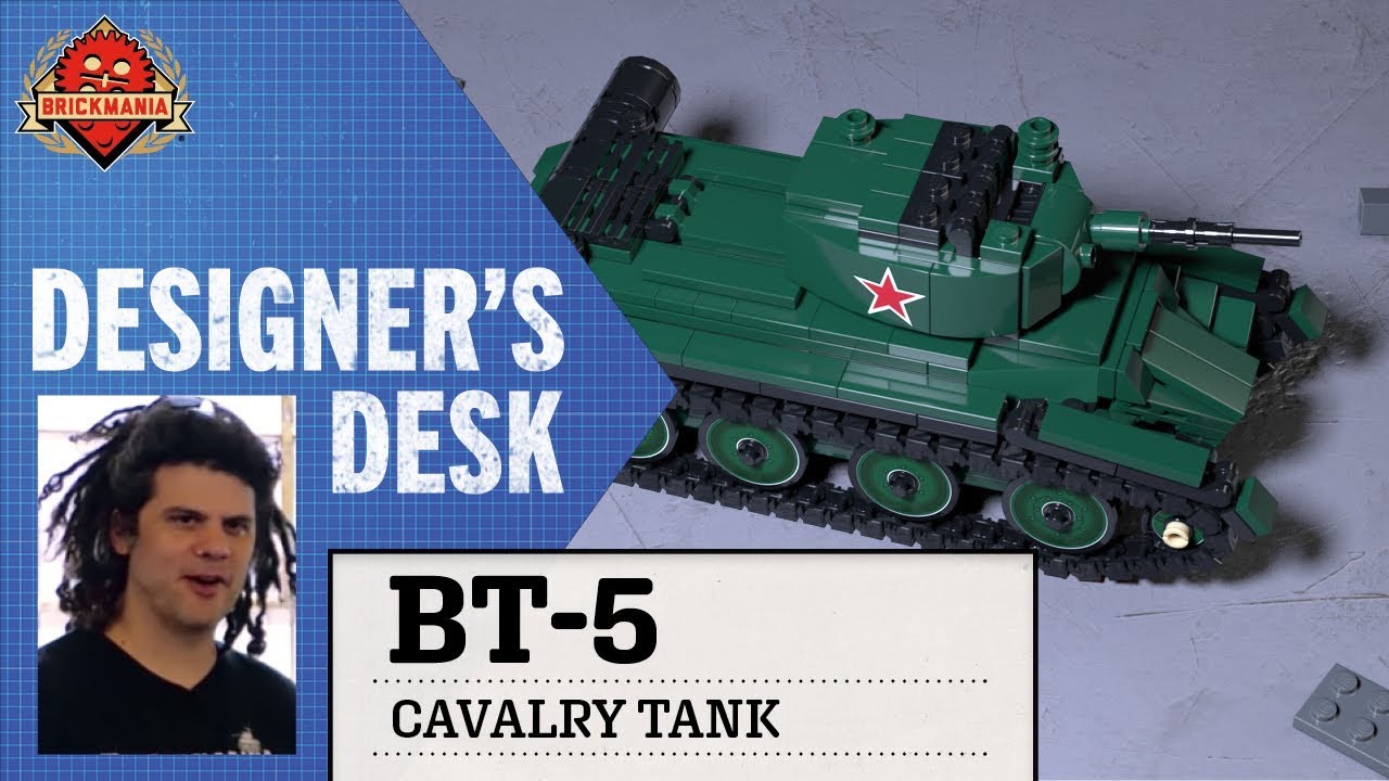 At The Designer’s Desk - BT-5 Cavalry Tank - Custom Military Lego - YouTube