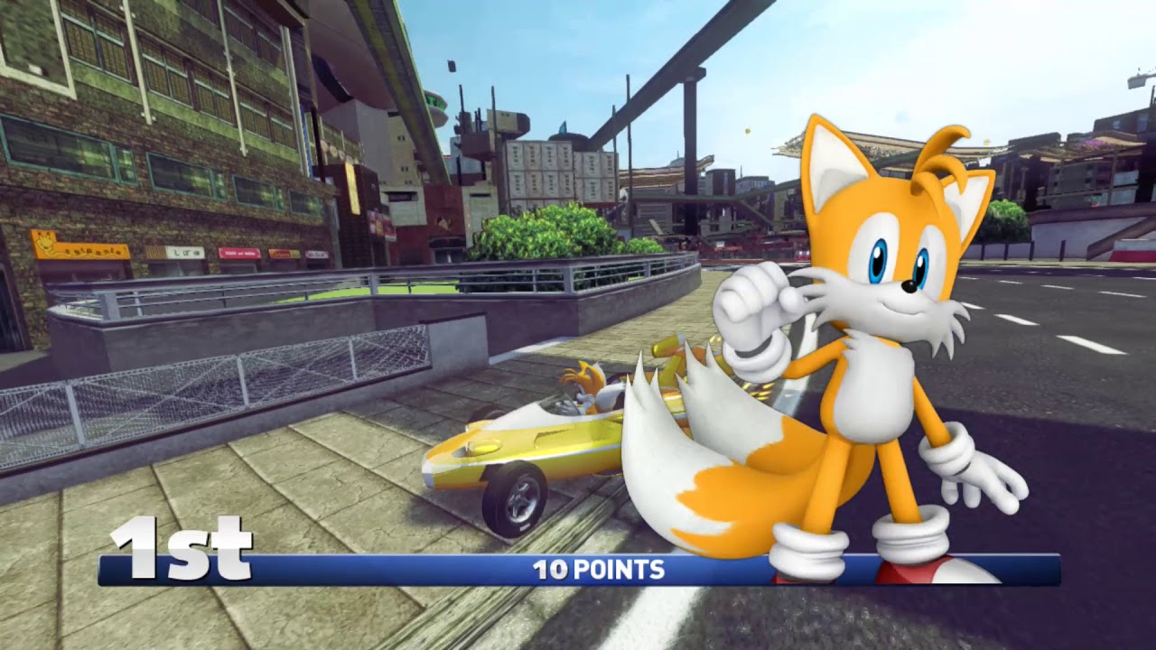 Sonic & All-Star Racing Transformed - Tails (Speed) Grand Prix Classic ...