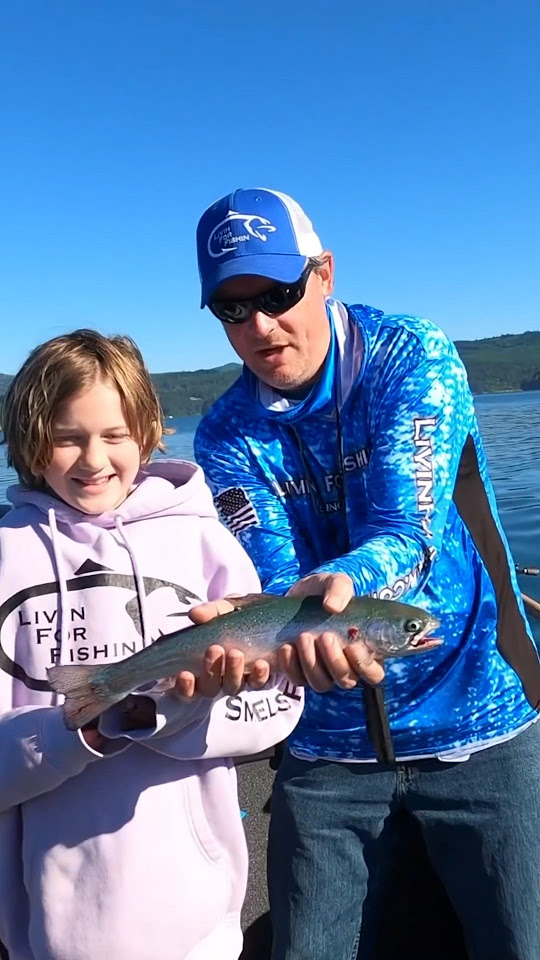 Livin For Fishin on the lake. #troutfishing, #firstfish, #fishingfun ...
