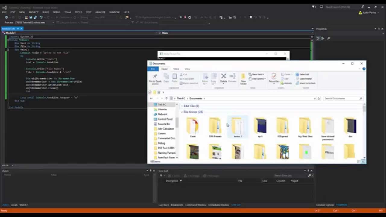 Visual Basic How To Write To A Text File YouTube visual-basic-how-to-write-to-a-text-file-youtube