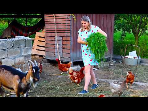 Life in a Ukrainian Village | Cooking Delicious Pies | Relaxing Outdoor ...