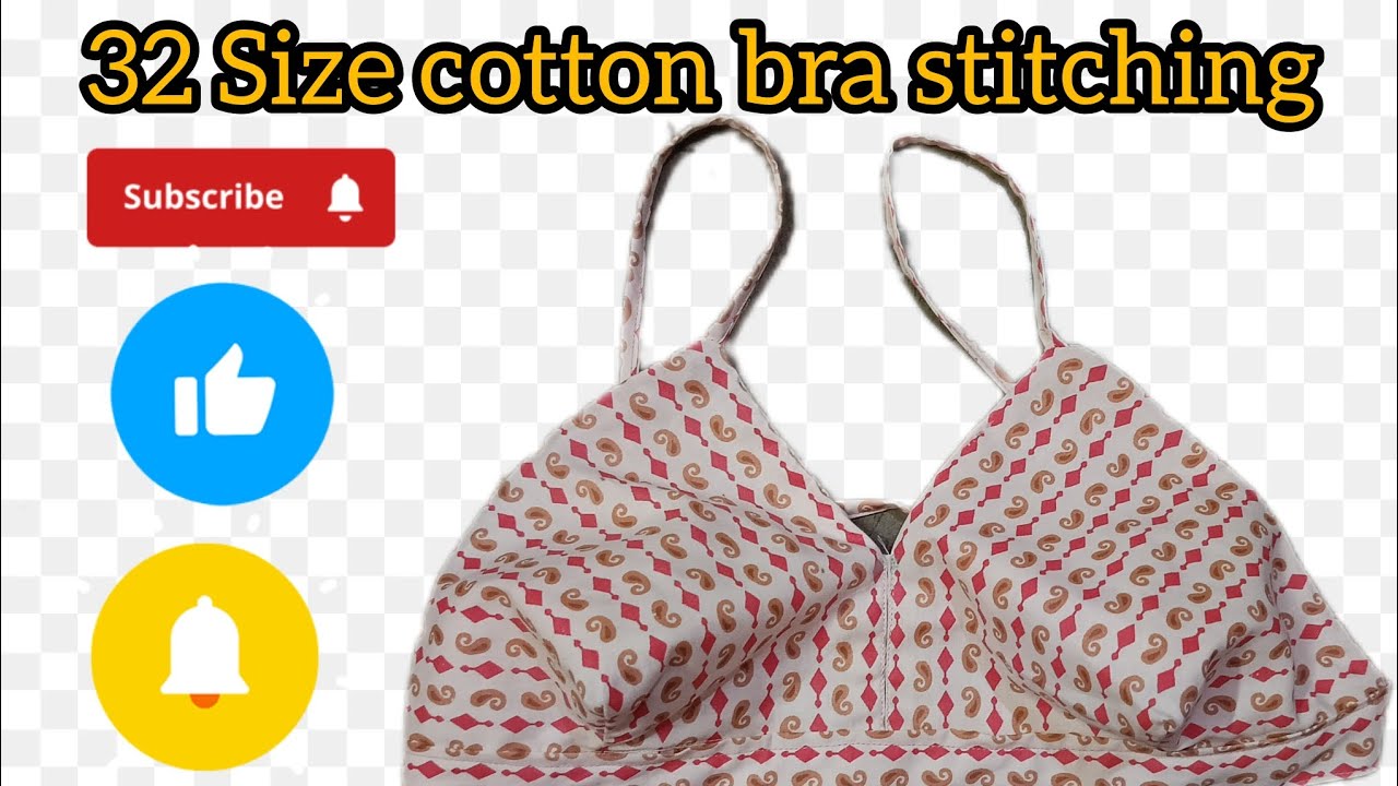 32 Size Bra Stitching | 32 आकार की ब्रा की सिलाई || @ranjana_boutique ...