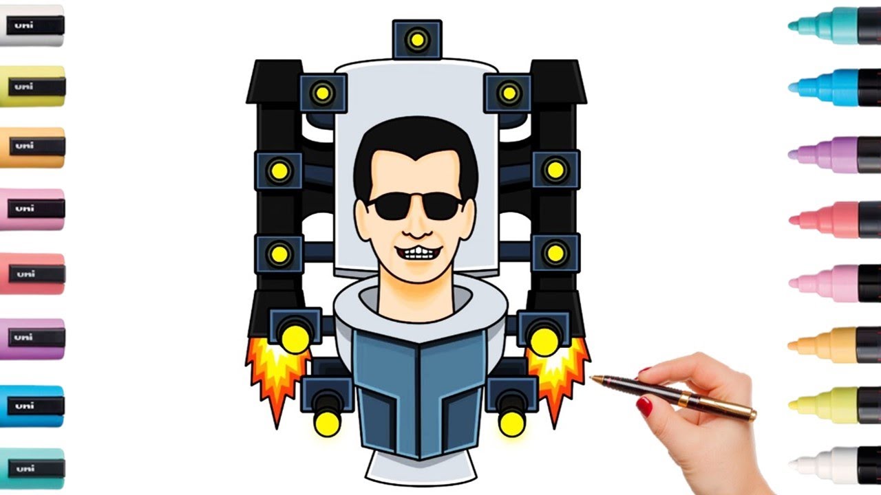 HOW TO DRAW CLONE G MAN LASER FROM SKIBIDI TOILET 67 PART 4 - YouTube