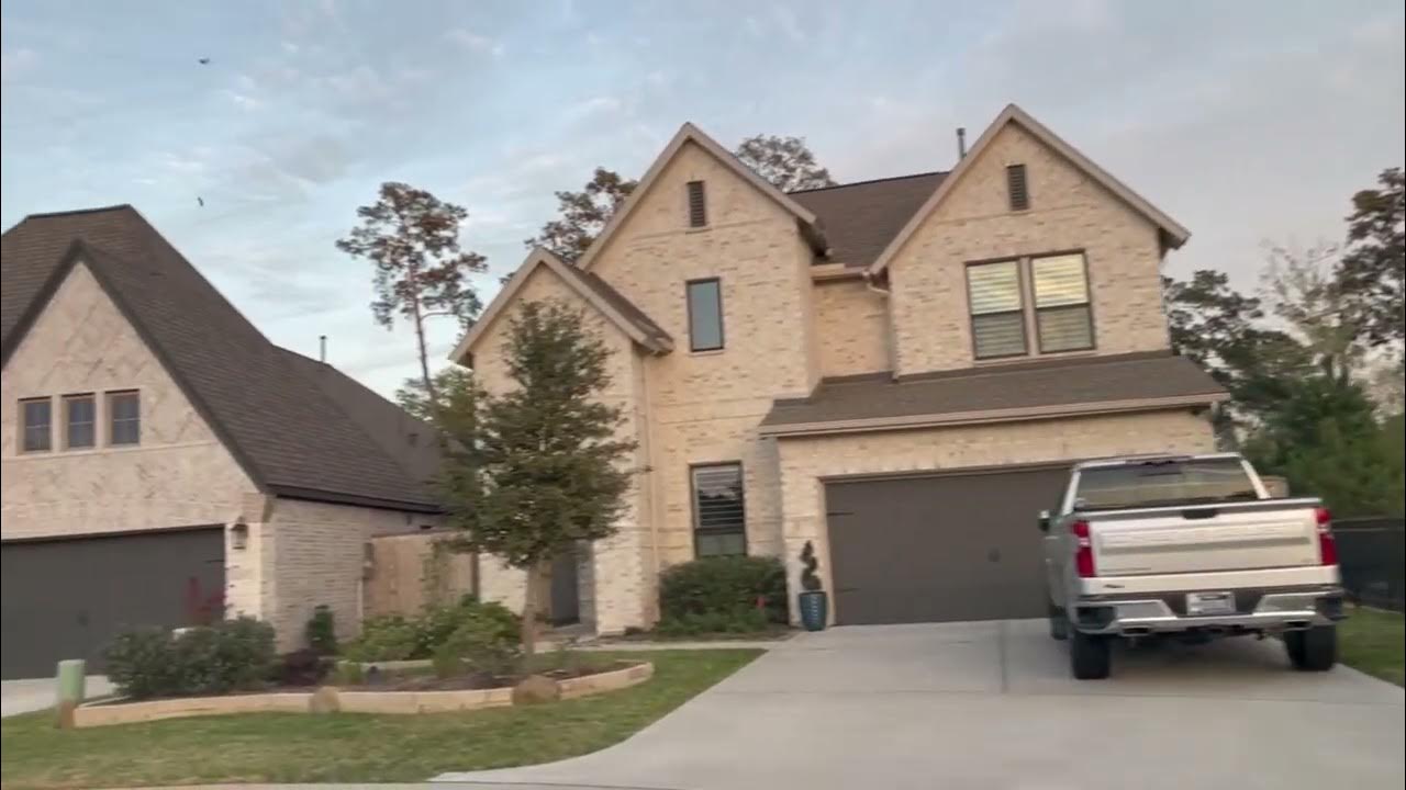 Part 2 Driving Through Beautiful (new construction) Neighborhoods The Woodlands Texas - YouTube