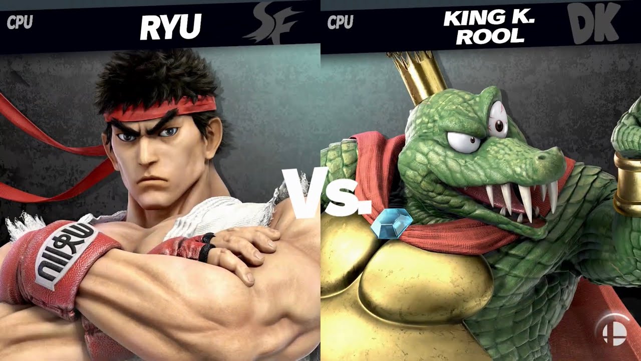 Super Smash Bros. Ultimate - Ryu vs King K Rool - YouTube