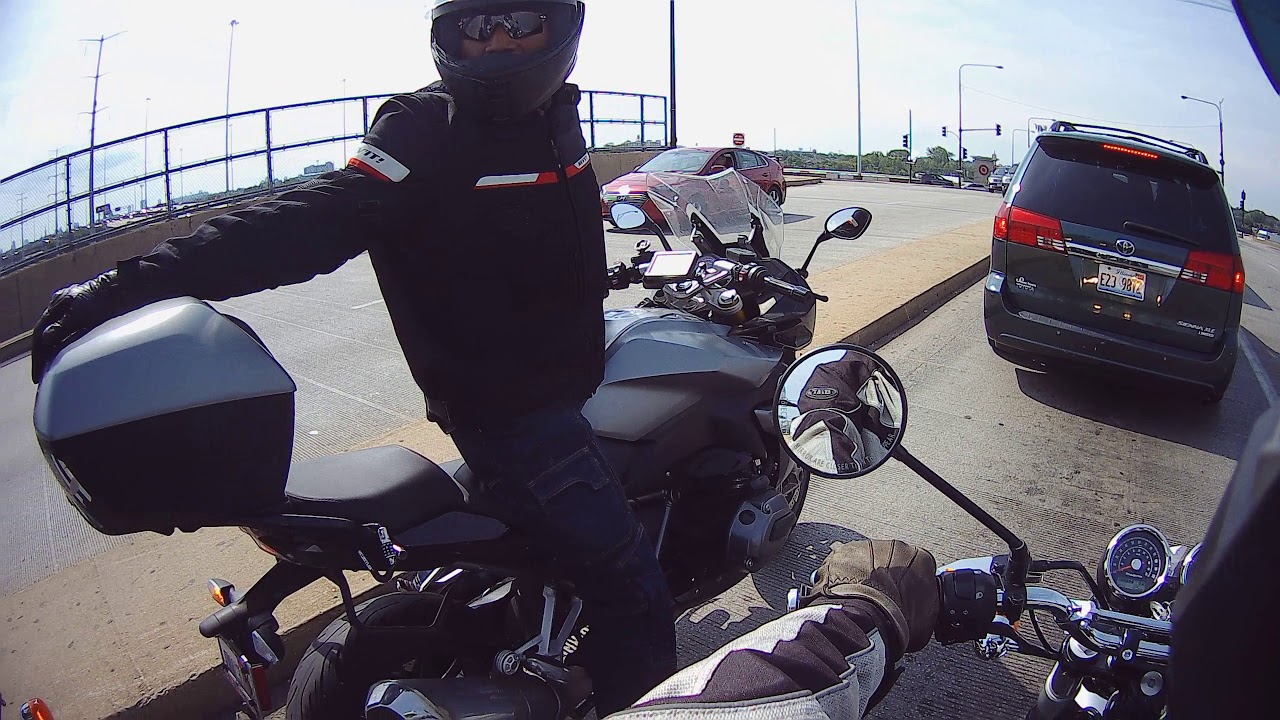 Royal Enfield Interceptor 650 test ride in Chicago - YouTube