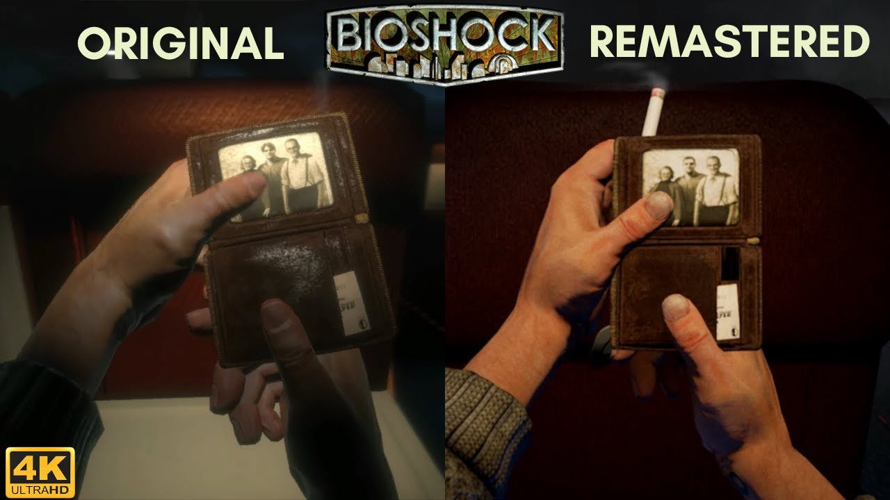BioShock graphics comparison | Original VS Remastered | GTX1060 | 4K ...