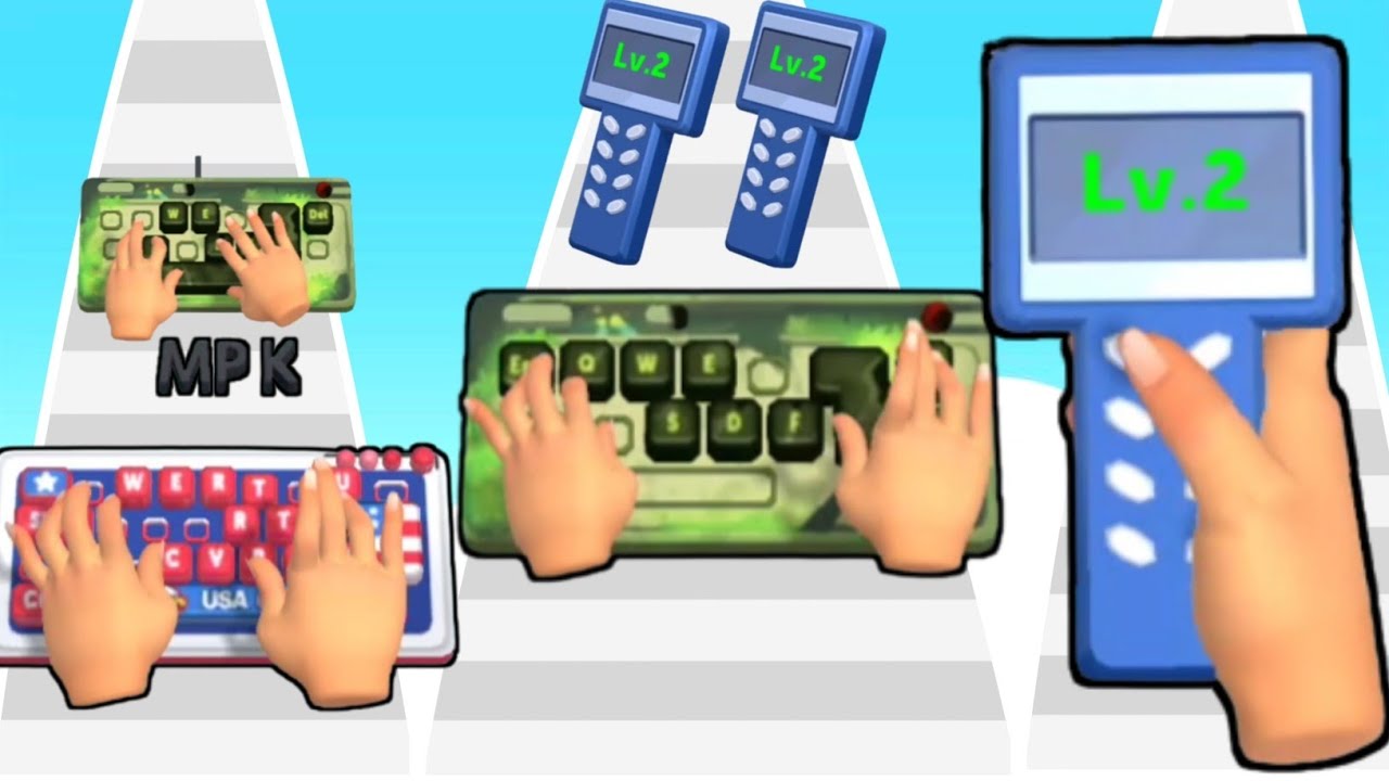 Typing Shooter- (ASMR Gameplay, New Update) NOOB to PRO - YouTube