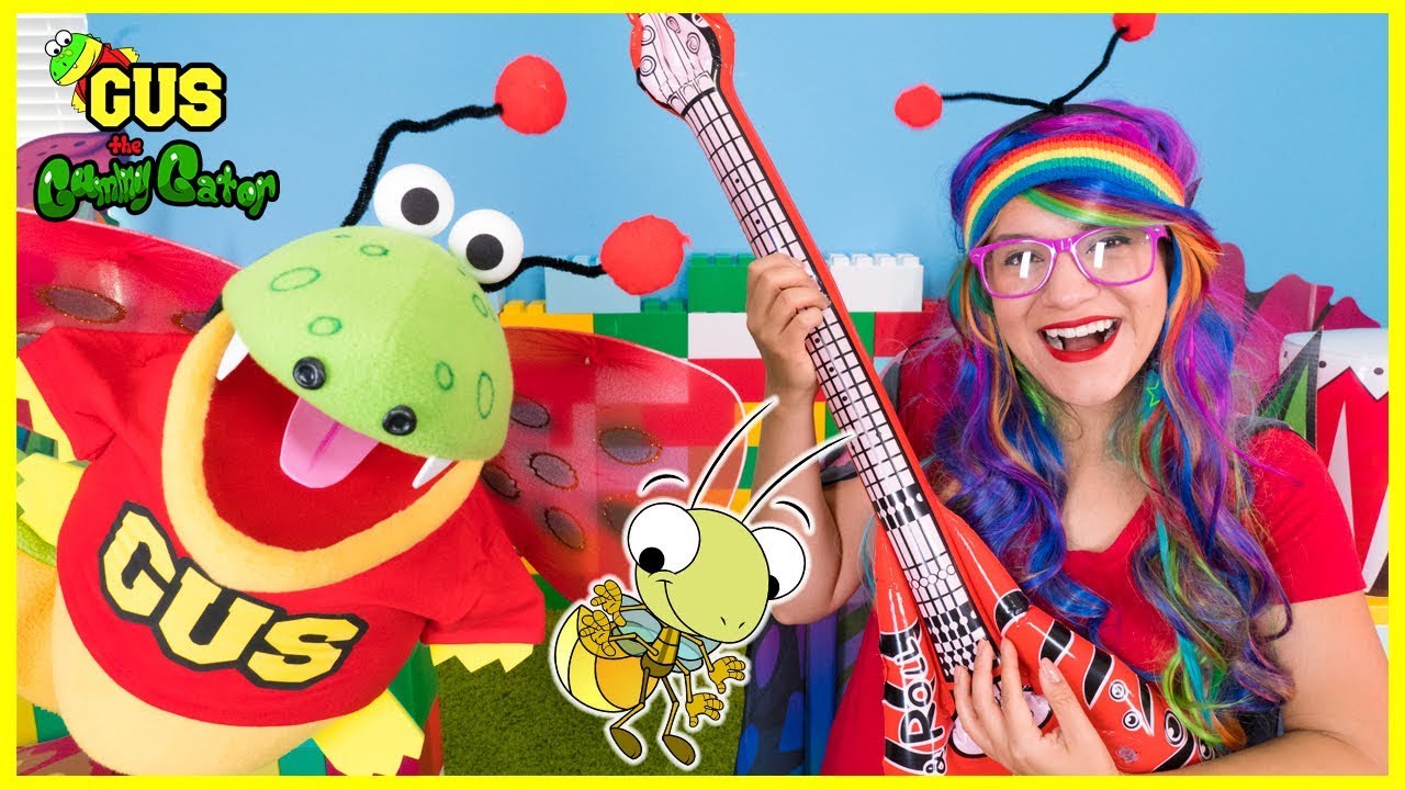 BUG SONG FOR KIDS Body Parts Exercise and Dance with Gus the Gummy ...