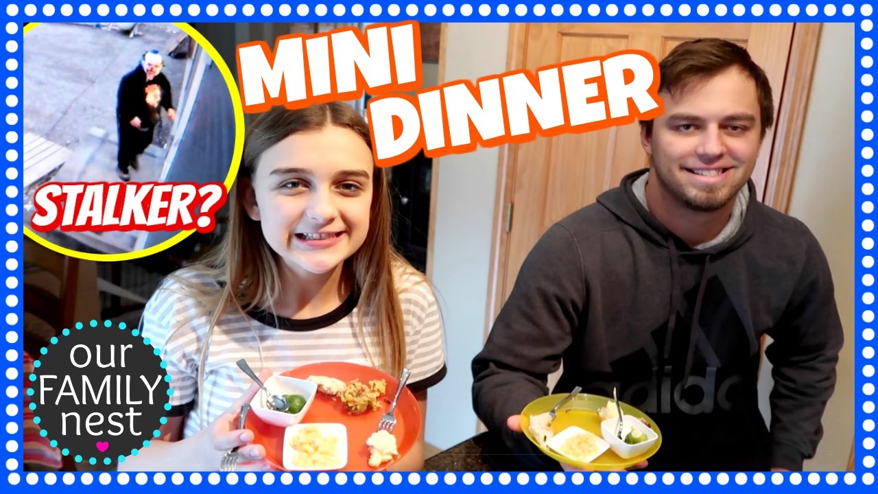 STALKER CAUGHT ON CAMERA // WHAT'S WITH THE MINI DINNER? - YouTube
