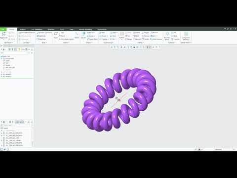 how to create band spring in creo, #relation, #sweep,#creo,#variable section sweep in creo - YouTube