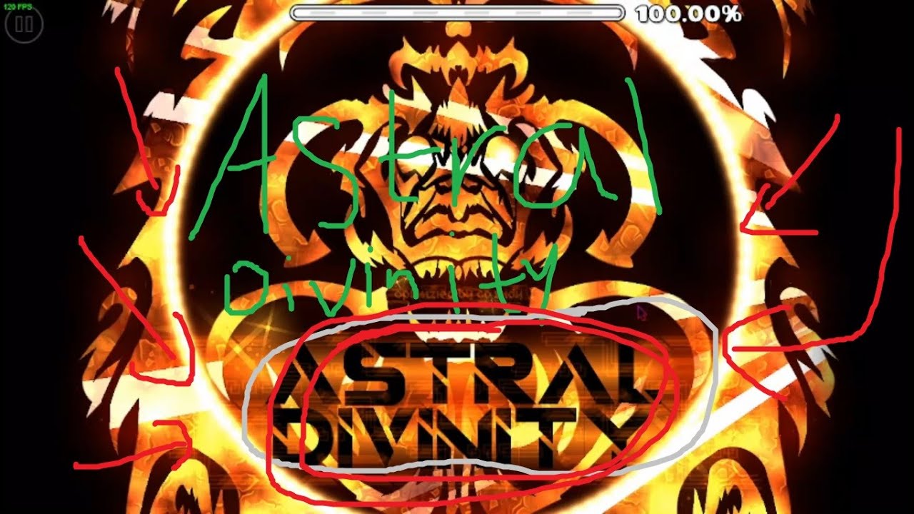 (60Hz/120fps) - Geometry Dash - Astral Divinity 100% - YouTube