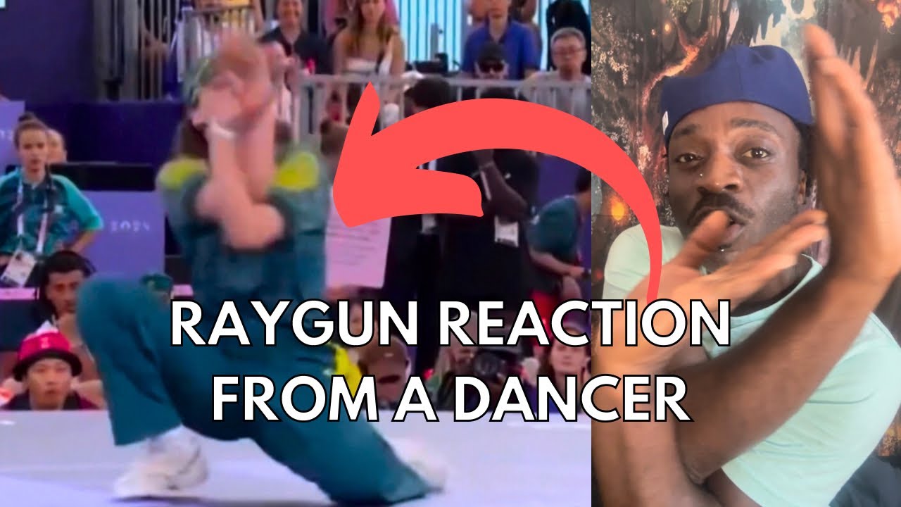 RAYGUN reaction by a DANCER! Australian Breakdancer breaking the ...