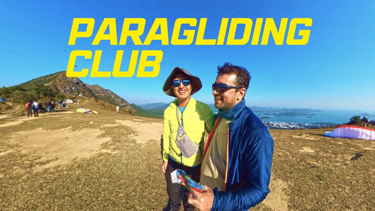 New Year Holidays in Hong Kong Paragliding - Paragliding Club - YouTube