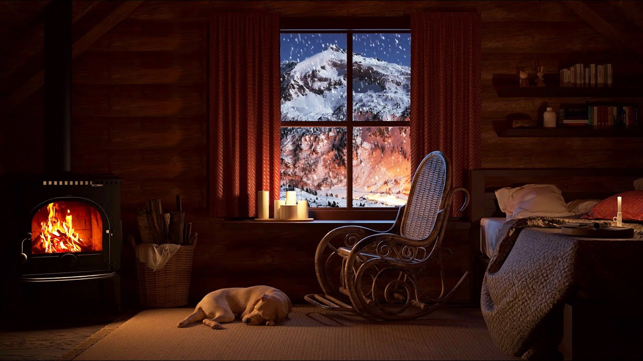 🔥 Cozy Hut in the Forest - Ambience for Sleeping and Relaxing with ...