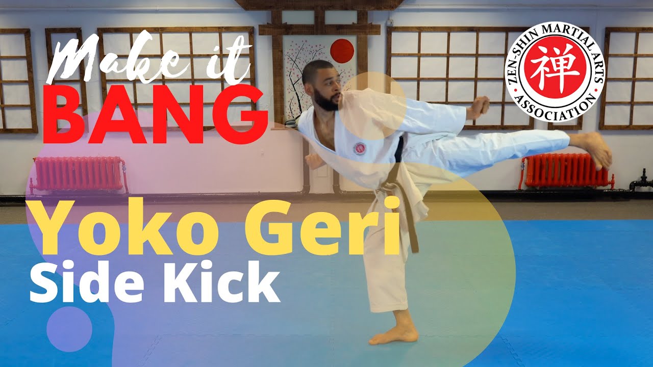 [Basics] Yoko Geri Side Kick - How to make your kick bang - YouTube