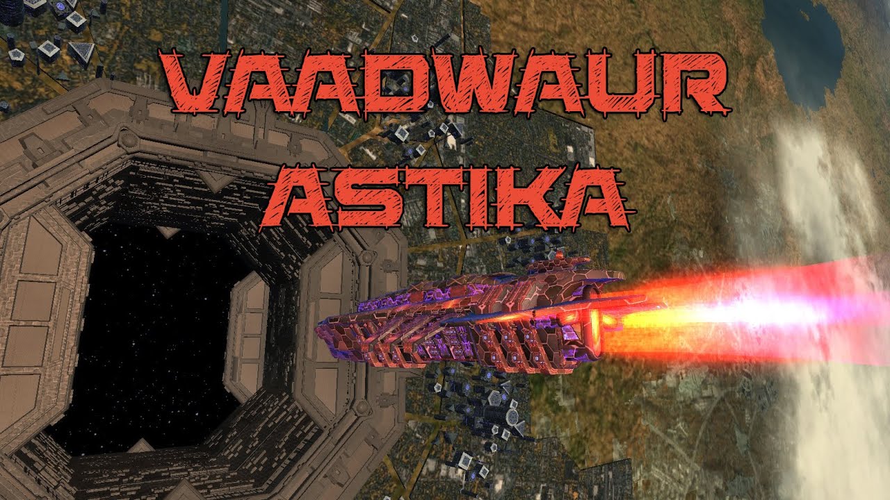 Star Trek Online: Vaadwaur Astika Heavy Battlecruiser - YouTube