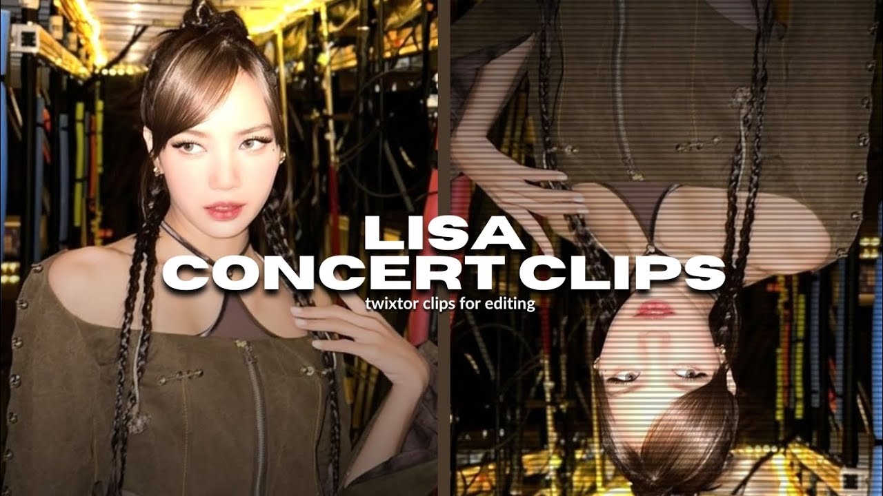 BLACKPINK - LISA concert twixtor clips for editing - YouTube