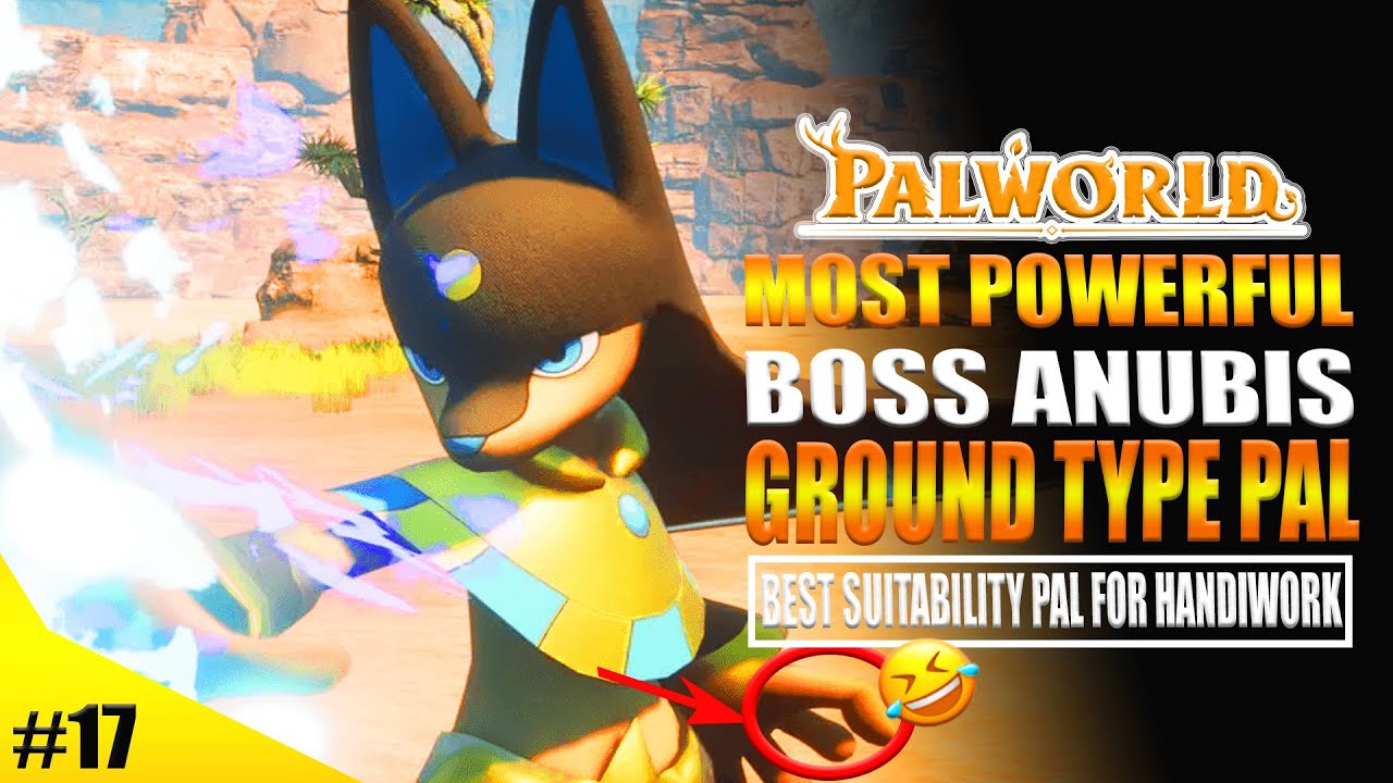 PALWORLD :How To Capture Most Powerful Ground Type Pal Boss Anubis🔥 ...