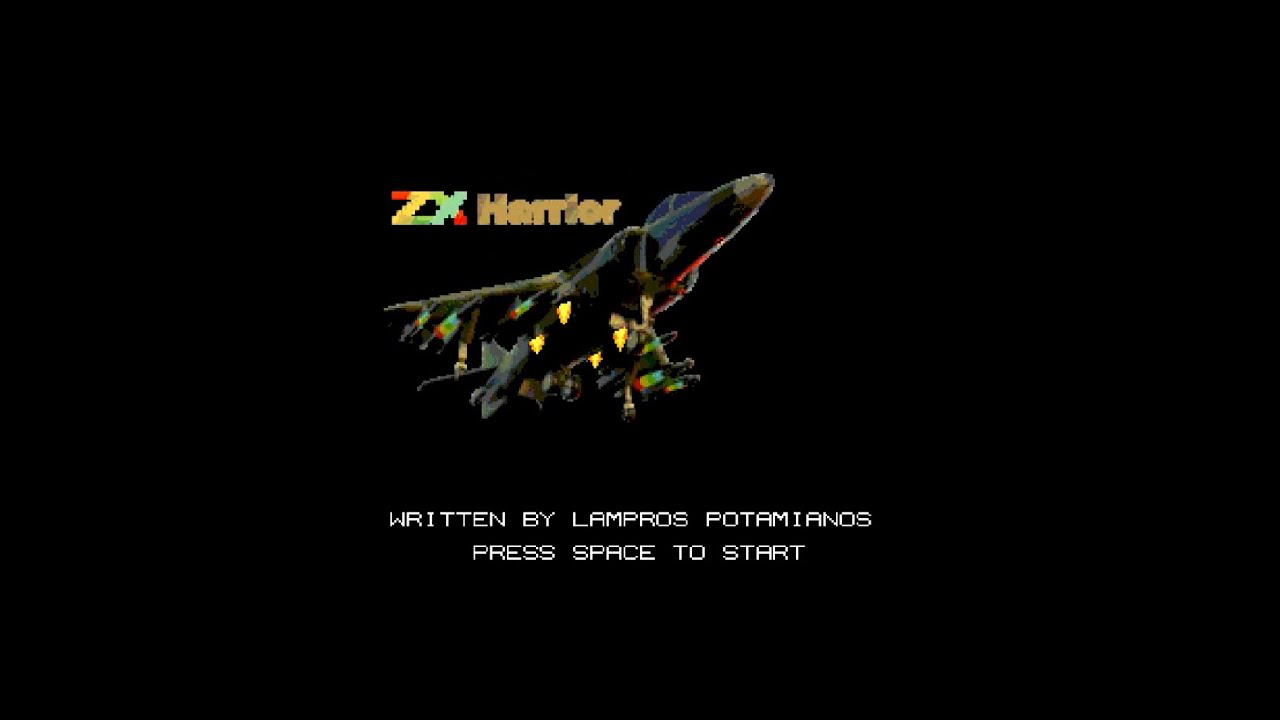 ZX SPECTRUM NEXT =+ ZX HARRIER += NEW GAME 2022 - YouTube