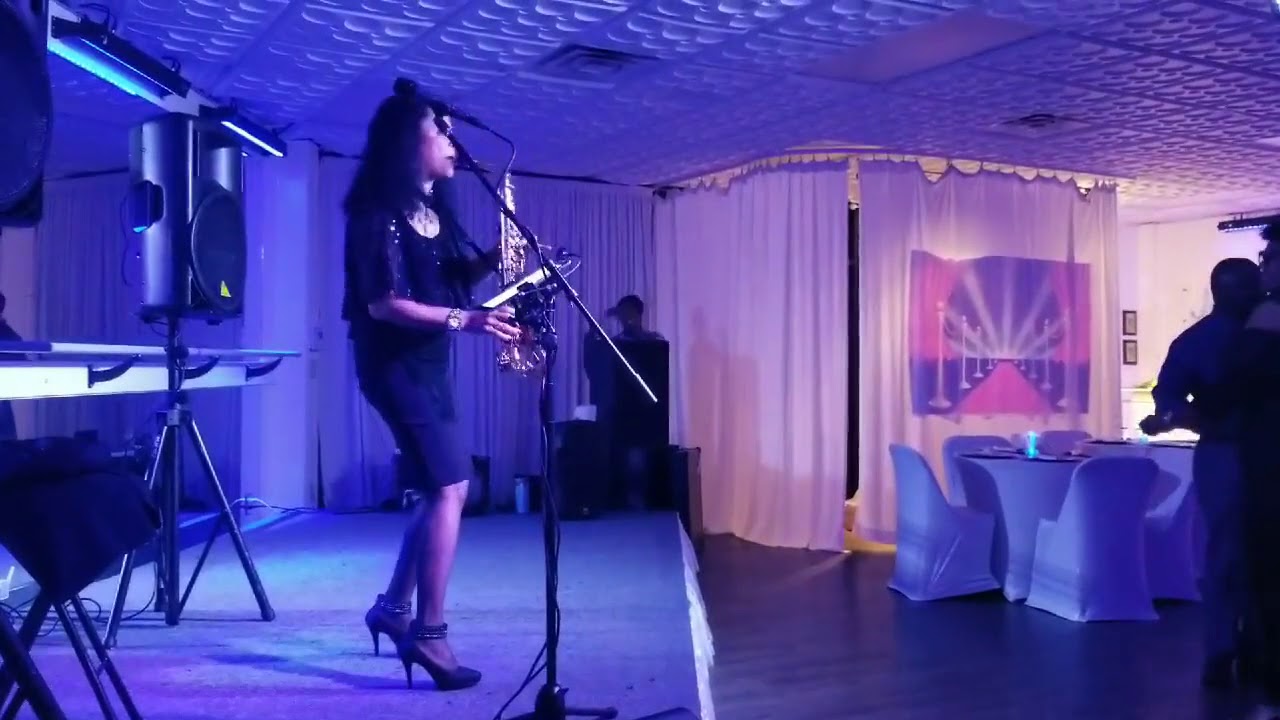 Female Saxophone Player at Private Party, Dallas, TX - YouTube