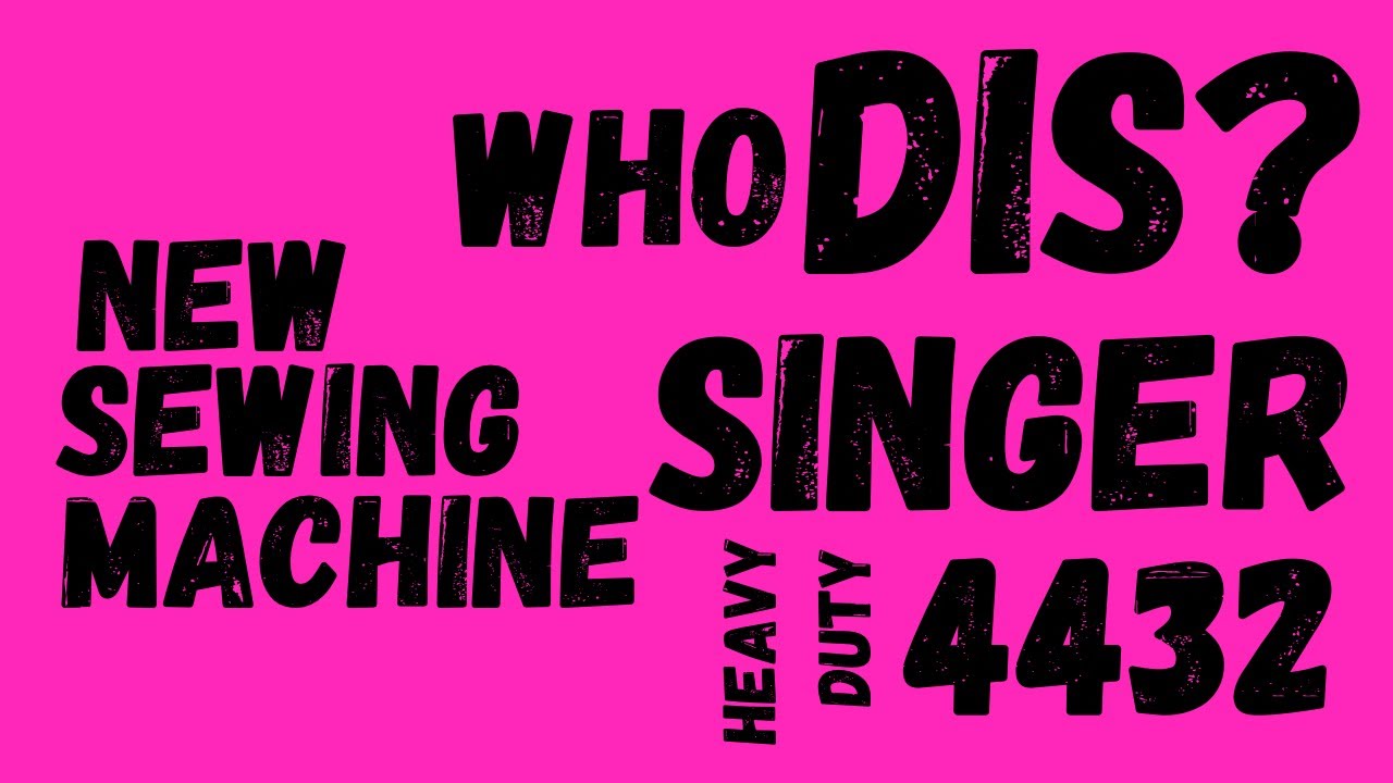 Unboxing & First Impressions: Singer 4432 Heavy Duty Black Edition ...