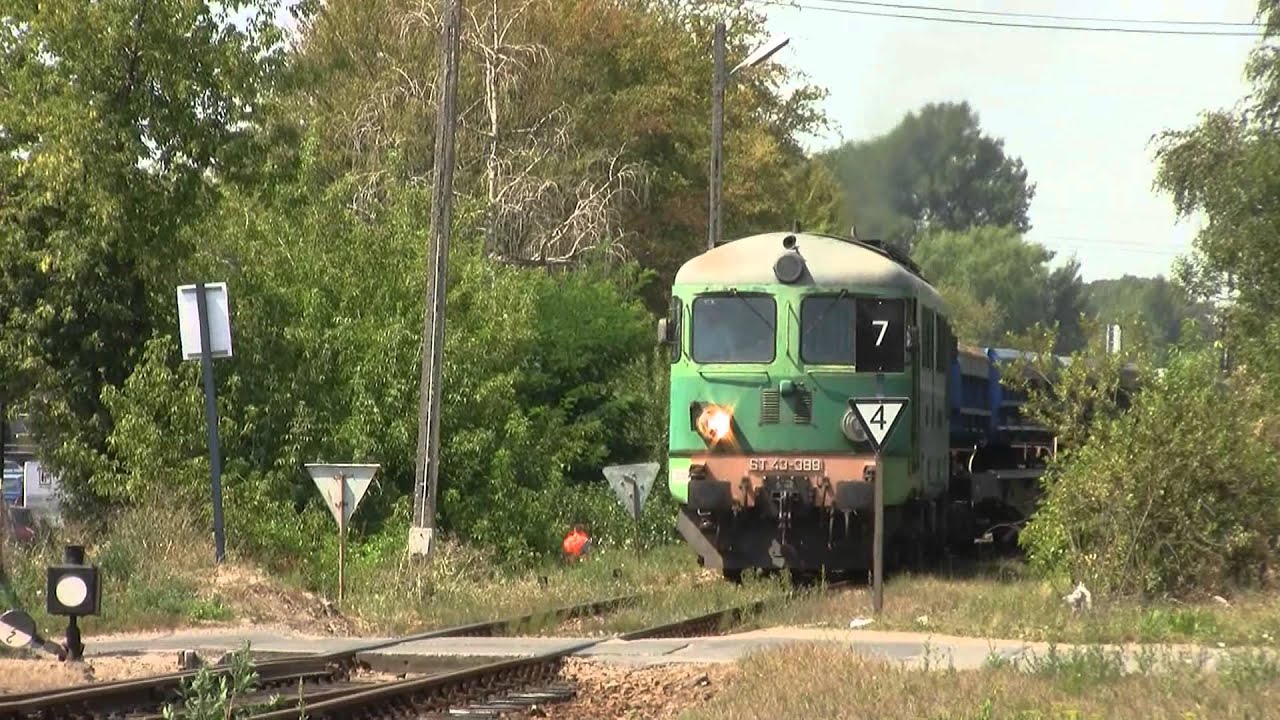 Potęga Sulzera! ST43-389 jedzie po radwany, Krosno - YouTube