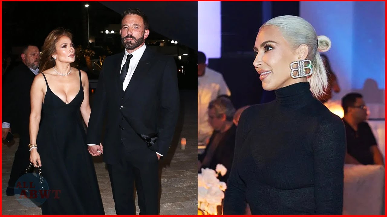 Kim Kardashian joins Jennifer Lopez and her husband Ben Affleck at JR ...
