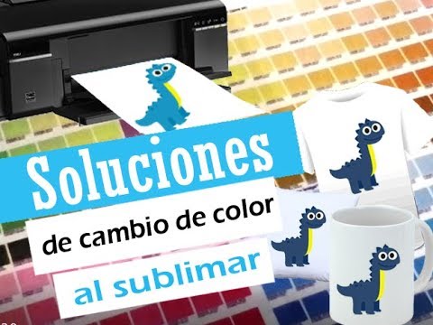 Problemas y solucion de cambios de color al sublimar, sublimacion - YouTube