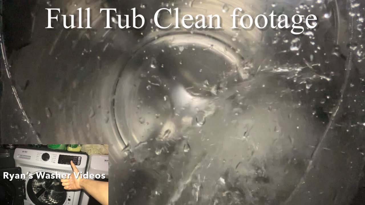 Maytag Washer Full Tub clean cycle (uncut footage) - YouTube