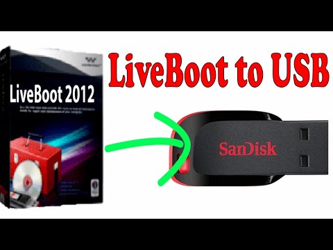 حرق اسطوانه liveboot على الفلاشة ...Liveboot to USB - YouTube