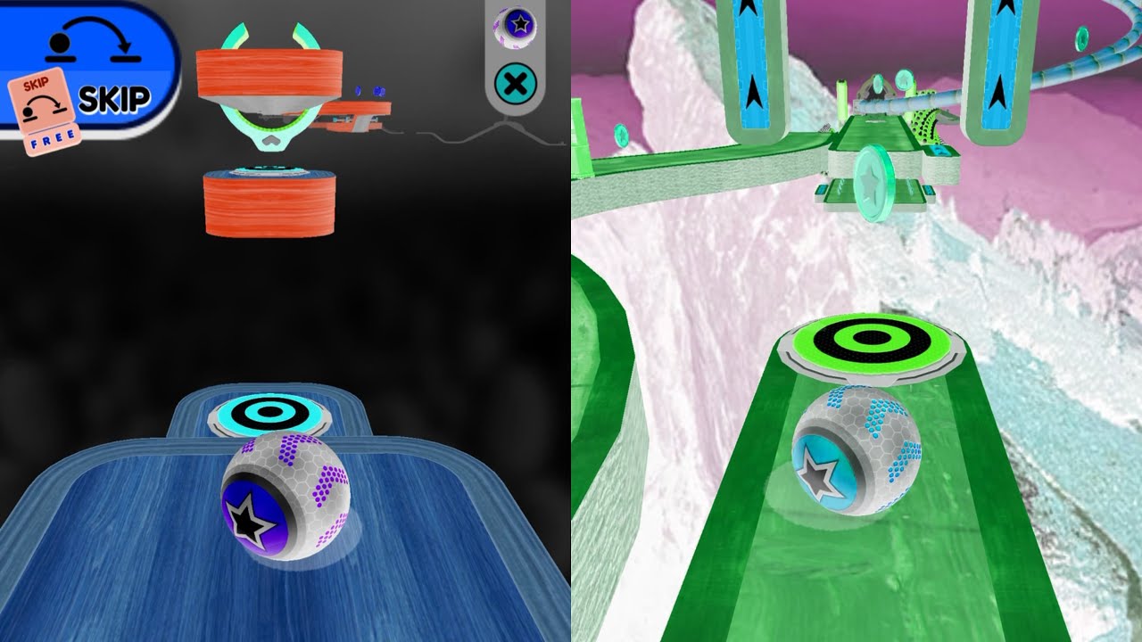 Going Balls Vs Reverse Balls Speedrun Walkthrough Gameplay - YouTube
