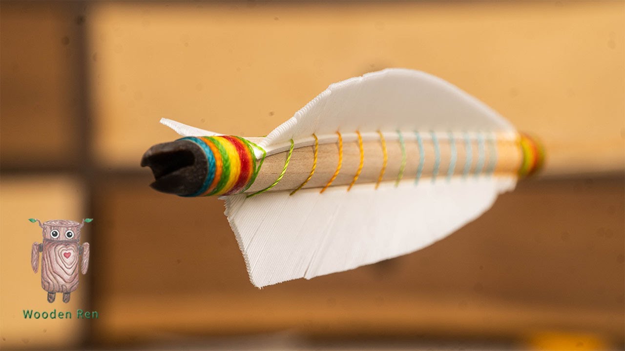 How to Make Hollow Wooden Arrows | Pentagonal wooden arrow | bow and ...