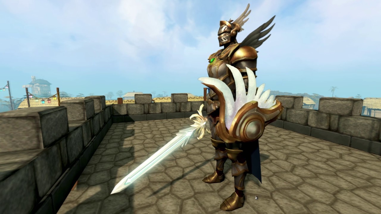 Runescape Defender of the Mind Cosmetic Armour + Angelic Inari Pet ...