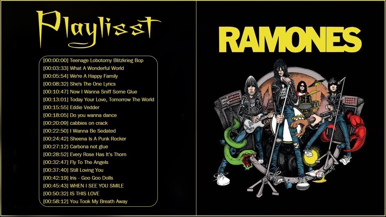 RAMONES Greatest Hits Full Album 2021 | The Best Of RAMONES Playlist ...
