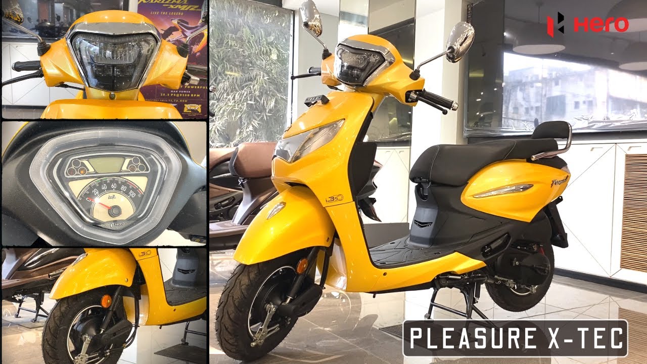New Hero Pleasure plus Xtec - jubilant yellow variant | Features and ...