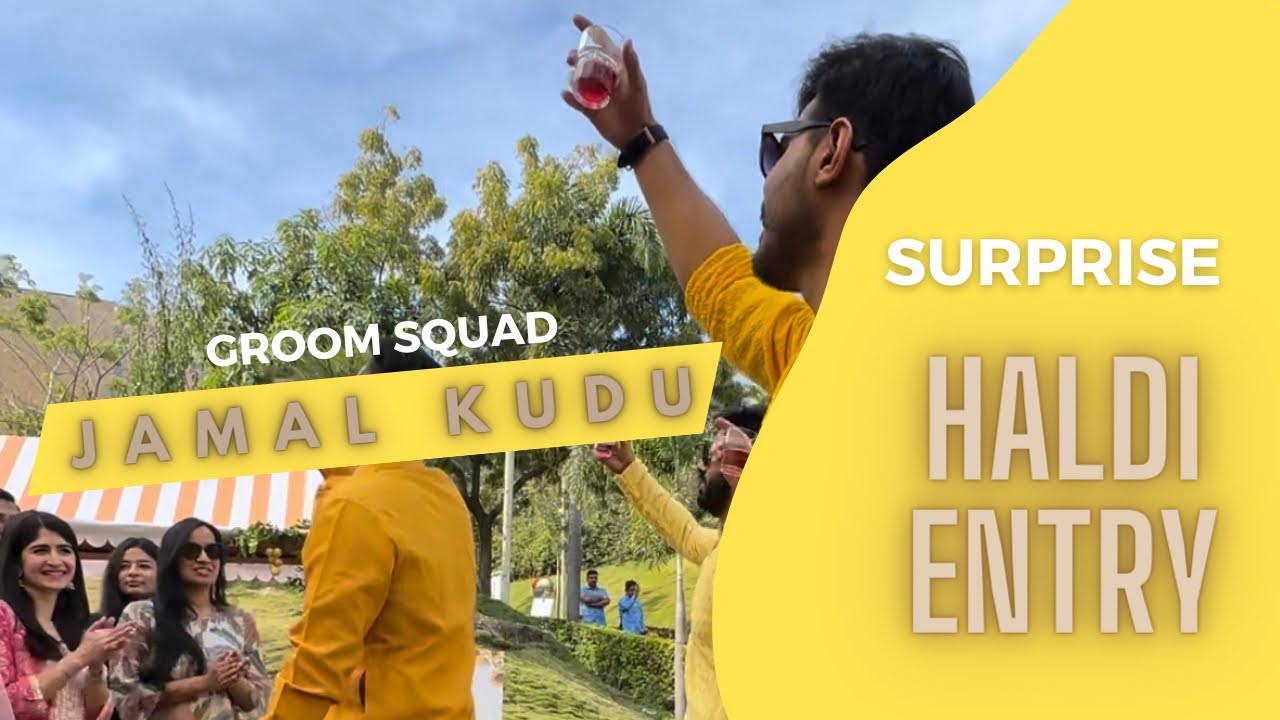 Haldi Entry | Groom and his friends | Bobby Deol | Animal | Weddings ...