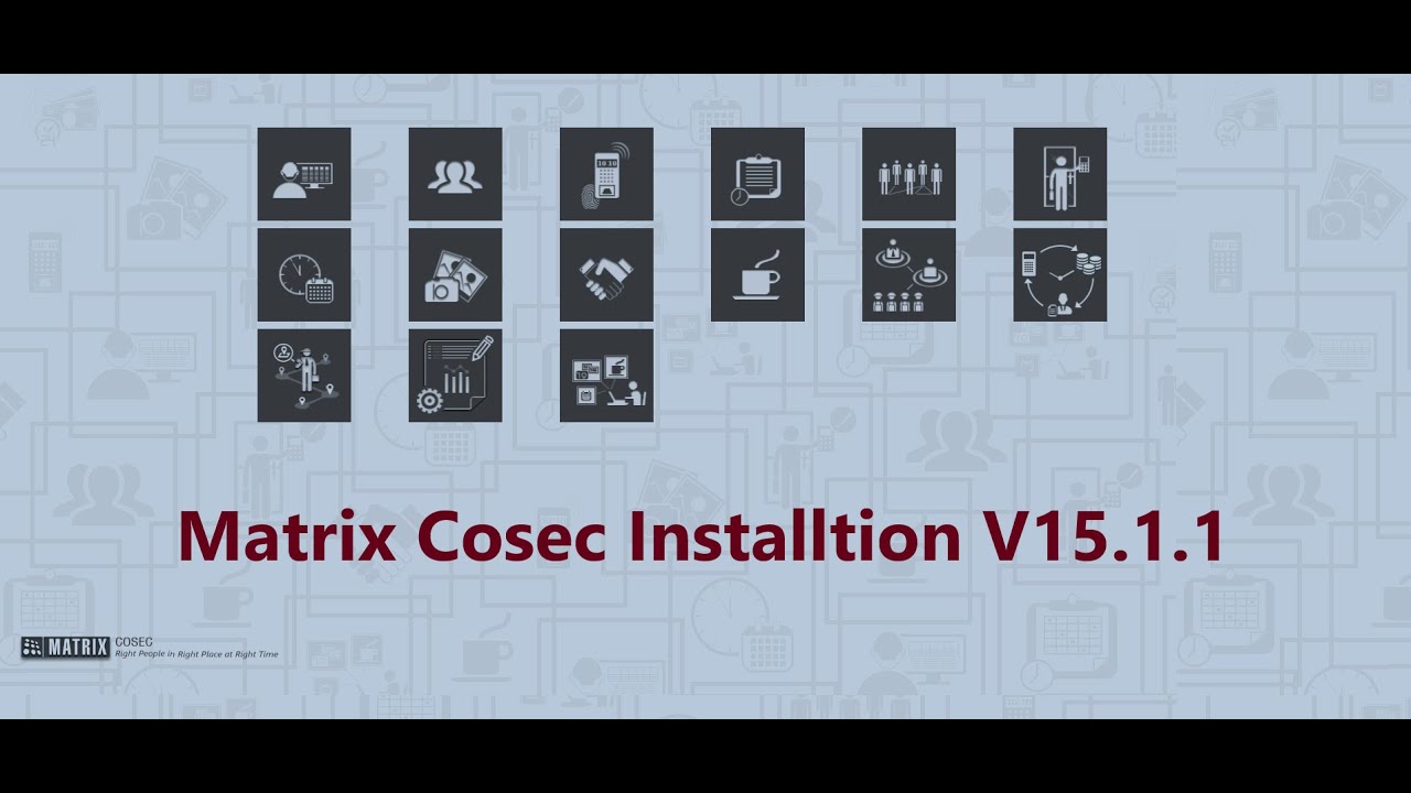 Matrix Cosec HRMS Installation (Apta) - YouTube