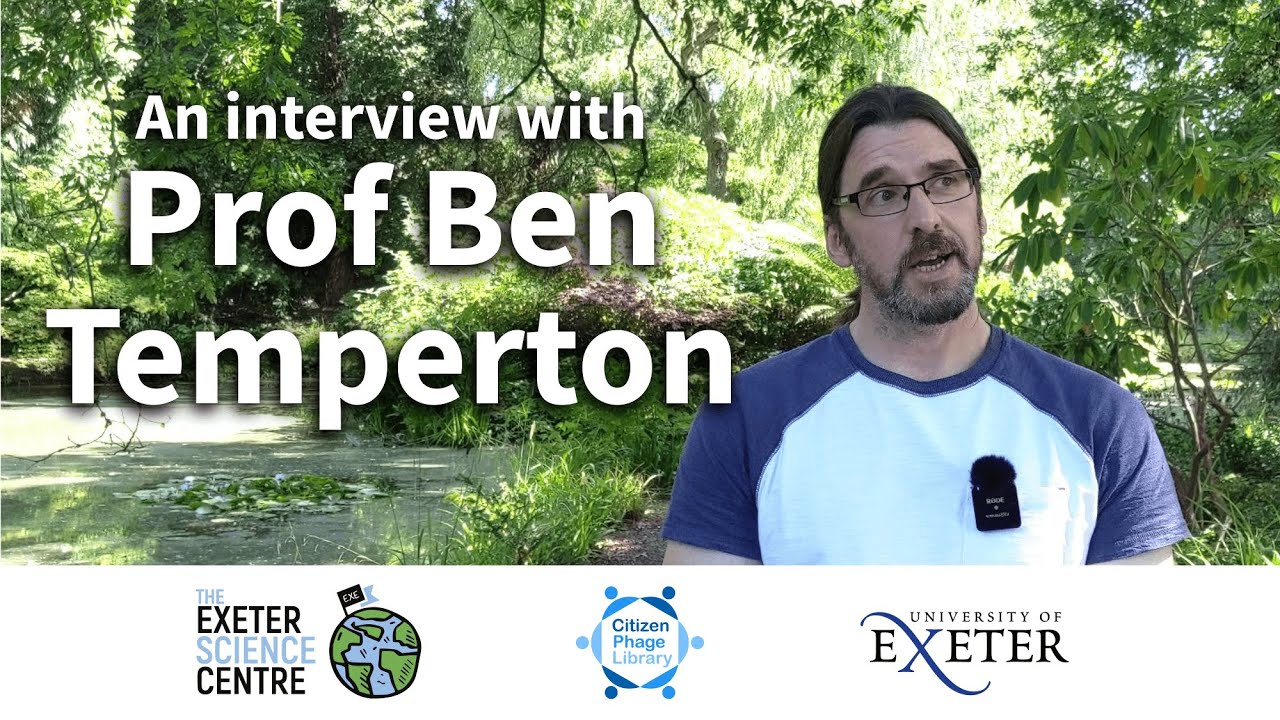 Citizen Phage Library: an interview with Prof. Ben Temperton - YouTube