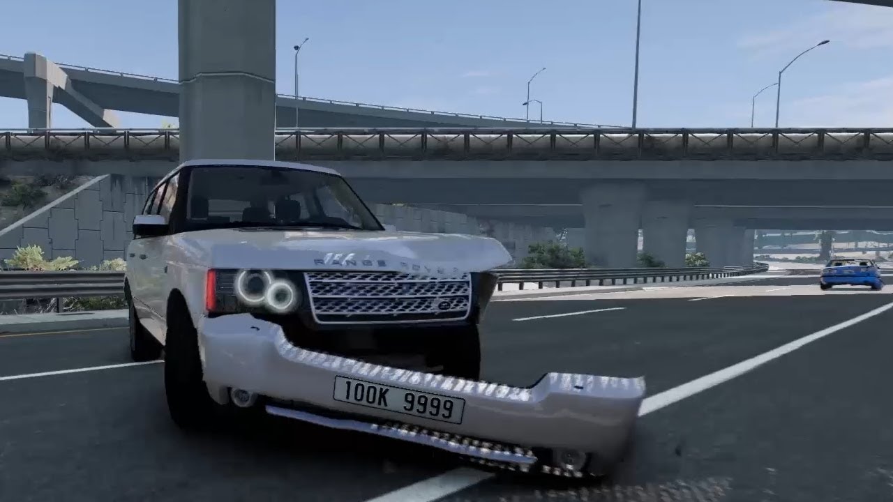 Xe range rover gây tai nạn kinh hoàng rồi bỏ chạy - YouTube