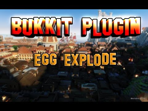 Minecraft Bukkit Plugin Egg Explode Explodierende Eier deutsch/german Download Link - YouTube