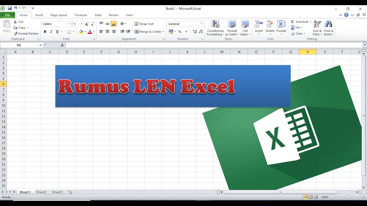Rumus LEN Excel - YouTube