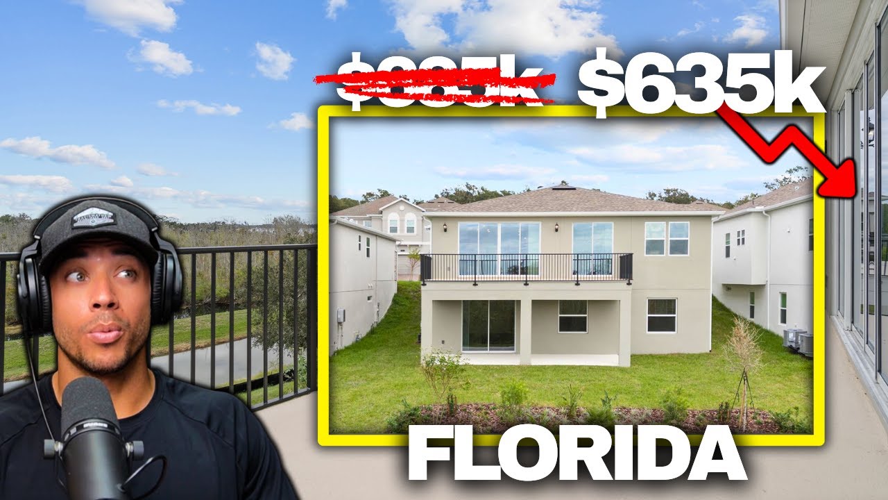 This new home in Mount Dora, Florida, has a basement? - YouTube