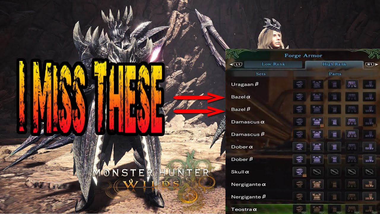 Monster Hunter Wilds Needs Alpha And Beta Armors | Strive To Rant - YouTube