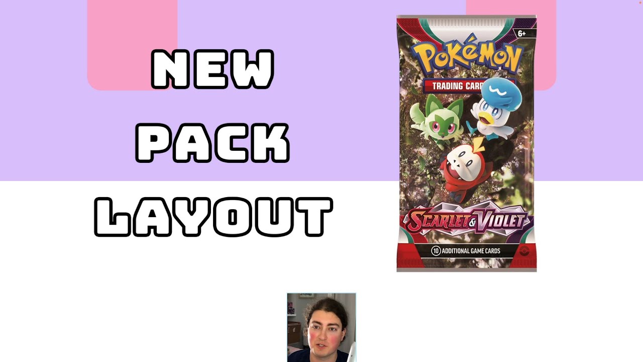 NEW PACK LAYOUT // Pokemon Scarlet & Violet Base Set - YouTube