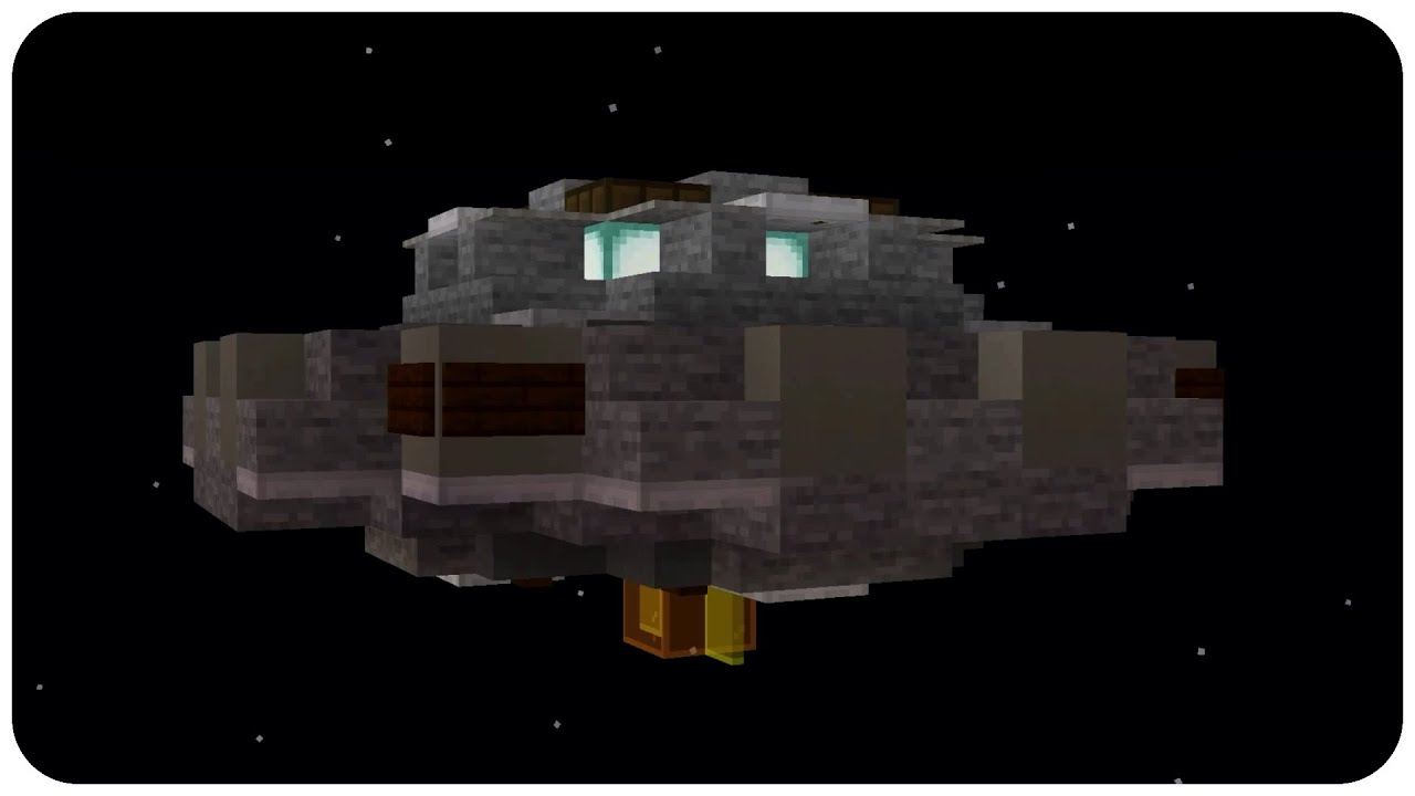 Minecraft UFO Tutorial - YouTube