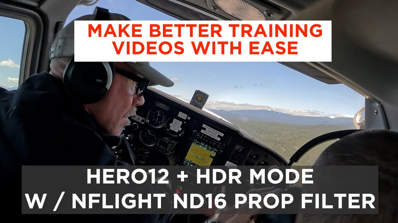 GoPro Hero 12-13 HDR Mode with the NFlight Cam Propeller Filter - YouTube
