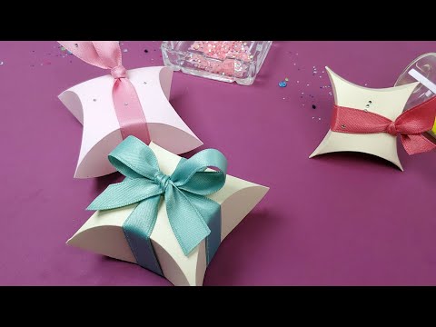 Make Easy Paper jewelry Gift Box. DIY Crafts. wrapping Ideas.