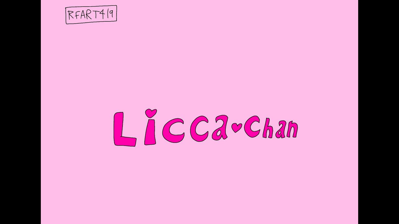 6-16-2023 - RFART419 - How to Draw the Licca Chan Logo - YouTube